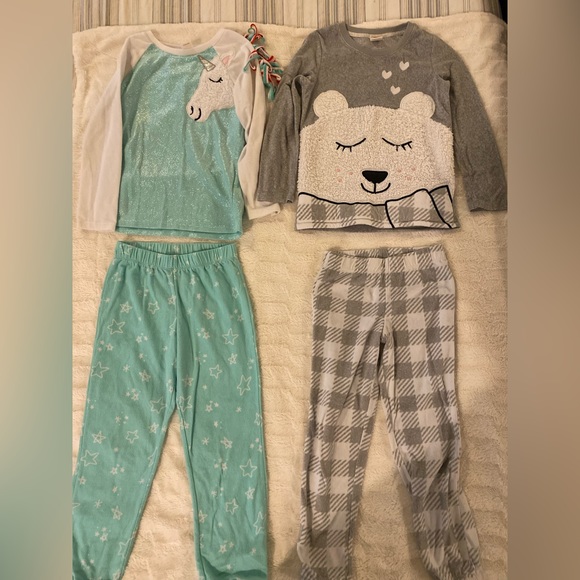 Cat & Jack | Pajamas | Six Pairs Of Girls Winter Pjs | Poshmark